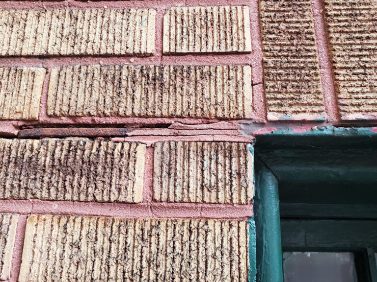 Case Study of an Infill Building Between Two Historic Brick Facades